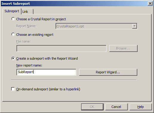 Overrider: Open asp.net crystal report from Silverlight 4 - Report with List T and List S subreport