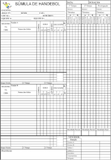 .: SÚMULA DE HANDEBOL