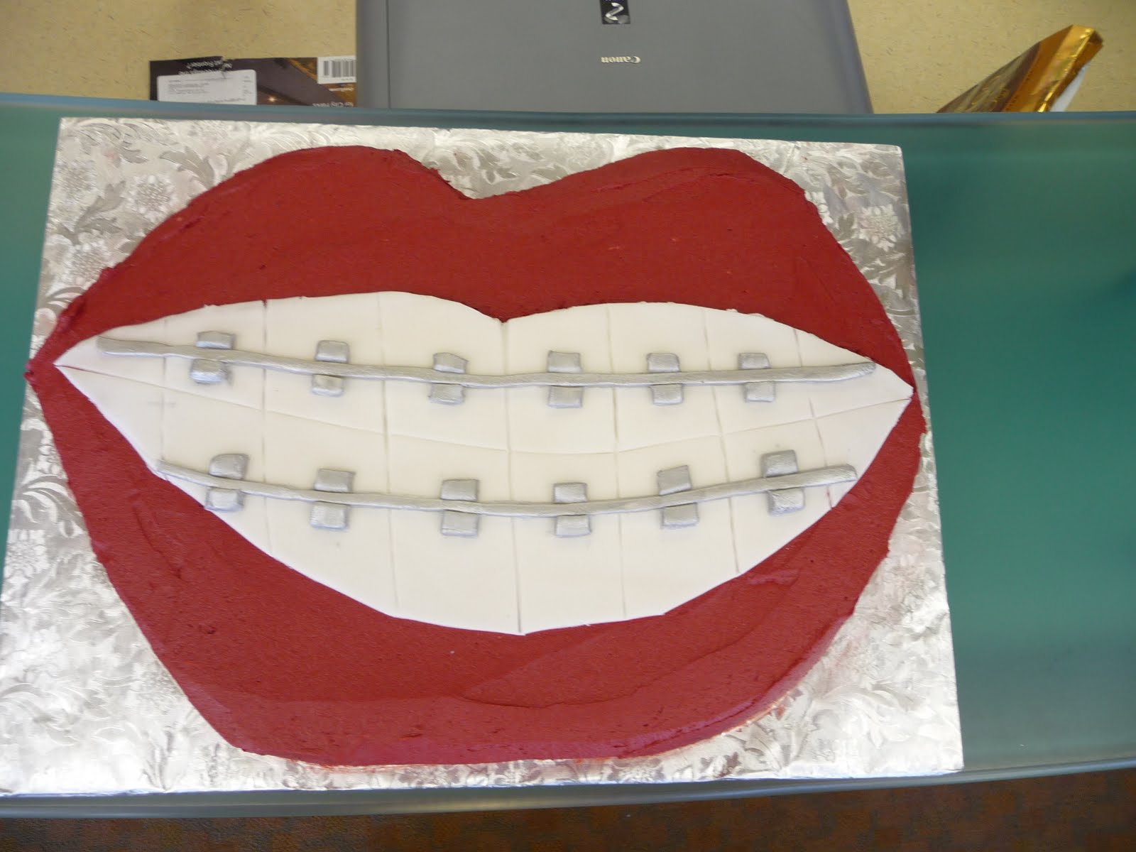 Dreaming in Buttercream: Braces Cake