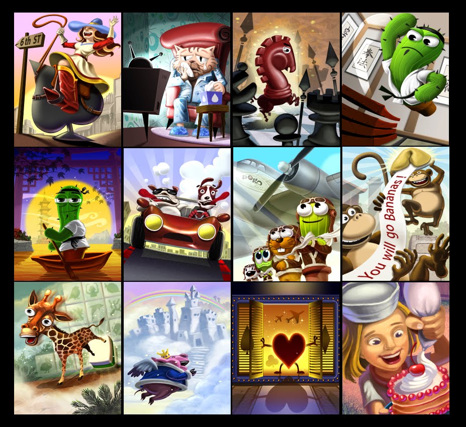 kathy Hsieh's art world: EA POGO GAME ART 01 ( character and ...