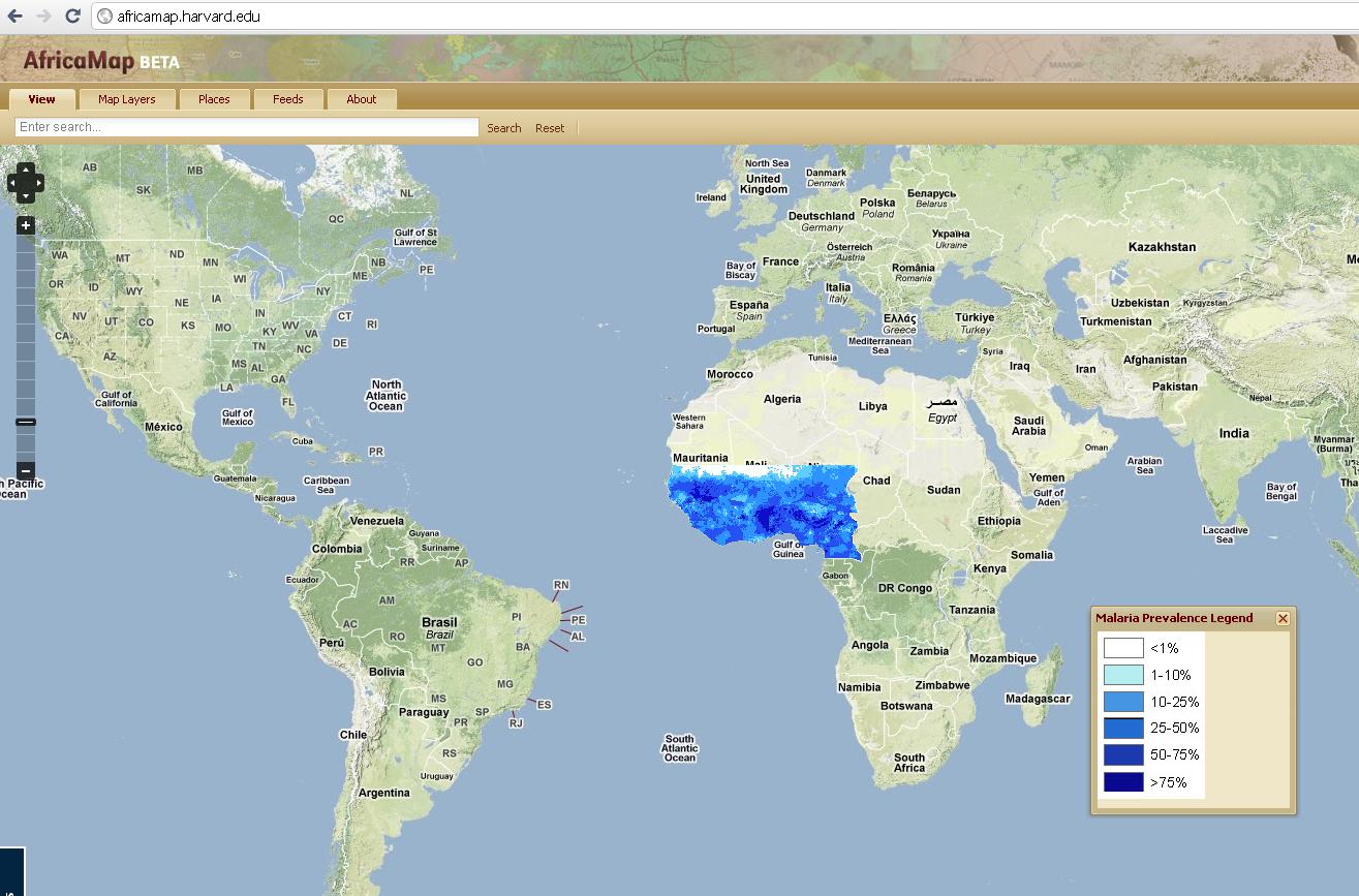 Geoinformación: WorldMap - AfricaMaps Beta