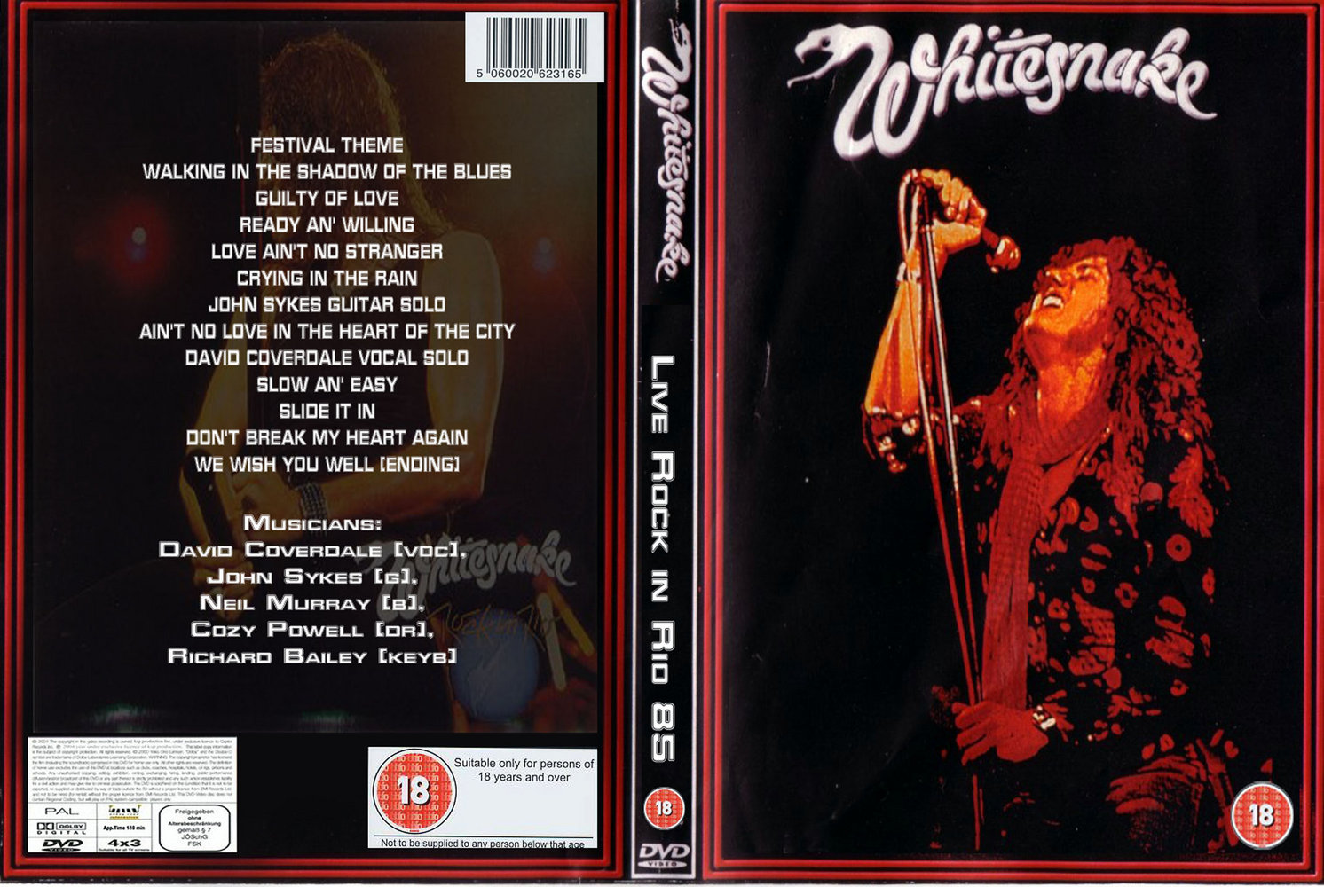 trocas de bootlegs: Whitesnake-Rock in Rio 1985