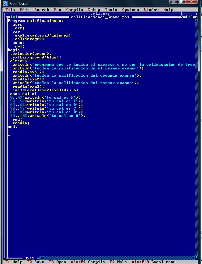 BLOG ESTUDIANTIL CBTA NO. 88: PROGRAMA DE LOS PROMEDIOS