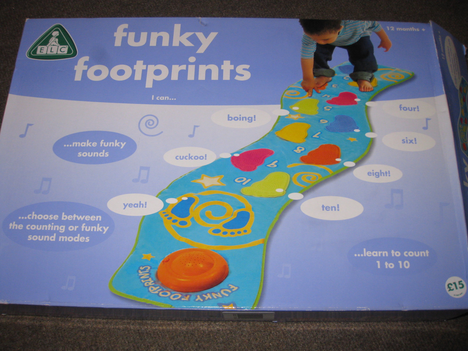 Mesya & Baby Wardrobe: ELC Funky footprint