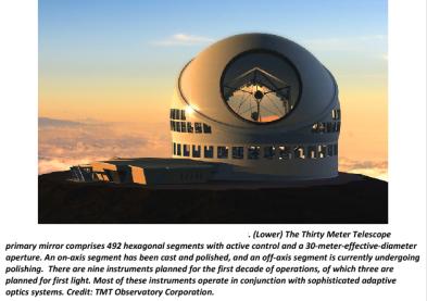 Extremely Large Ground Based Telescope Projects GMT, 30 Meter Telescope ...