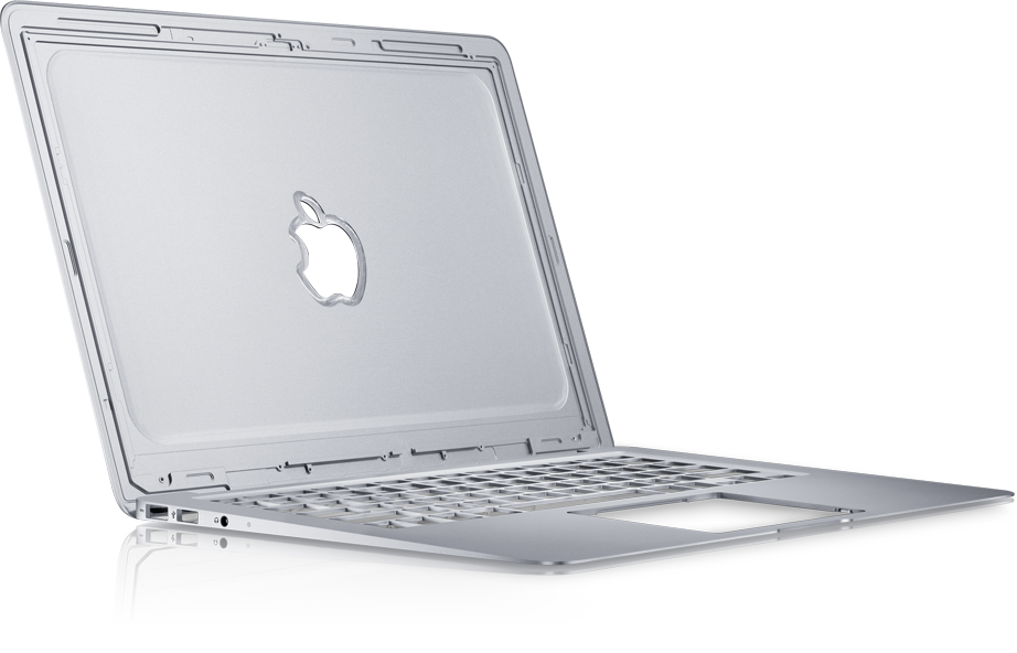 New Macbook Air laptop has multitouch and is built around Flash memory ...