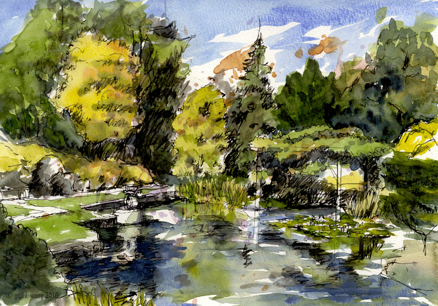GLWSKETCHWORKS: Japanese Tea Garden