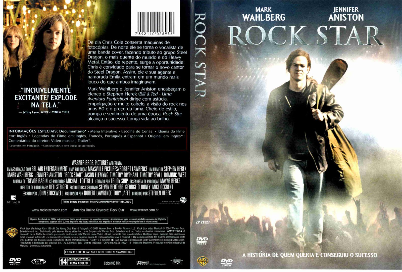 Jurubertinho - Filmes em DVD: Rock Star - 2001