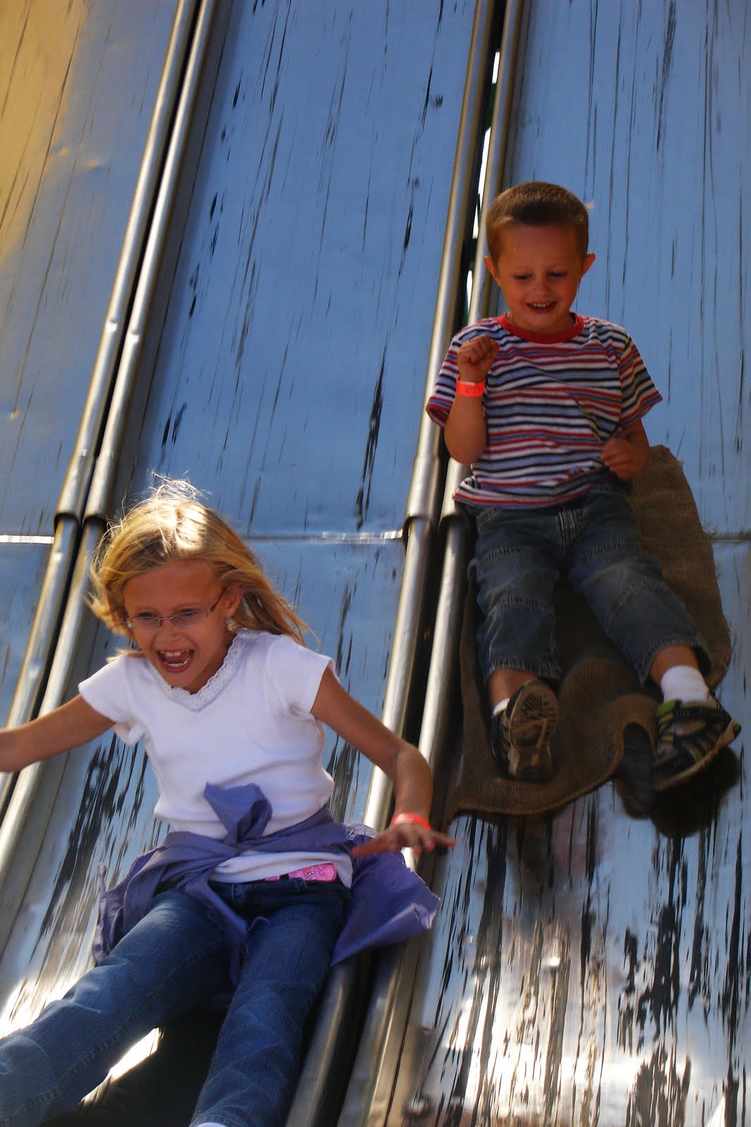 You've Gotta Be Kidding: Potato Sack Slides