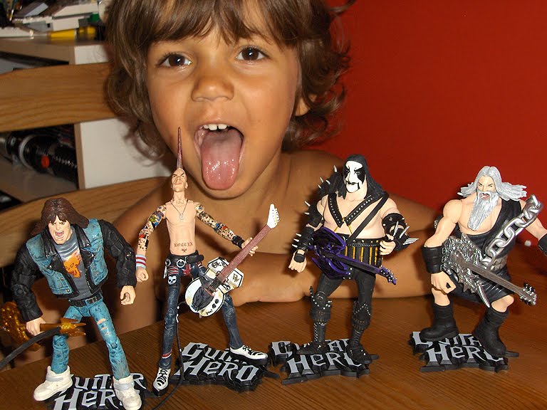 Fully Jointed Play Figures: Guitar Hero