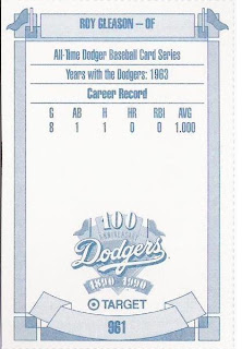 garvey cey russell lopes: for veteran's day, the roy gleason card that ...