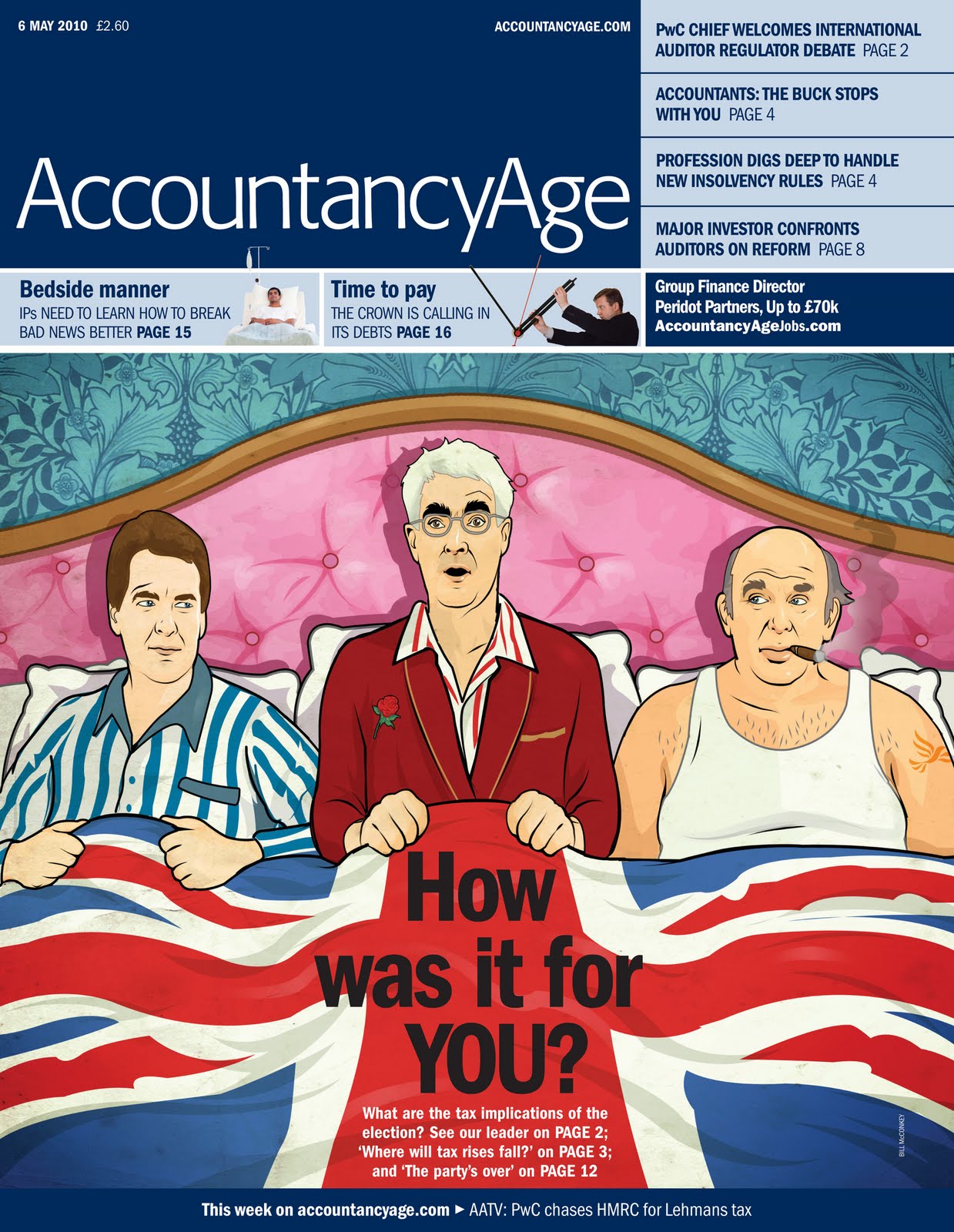 Bill McConkey: Accountancy Age Cover