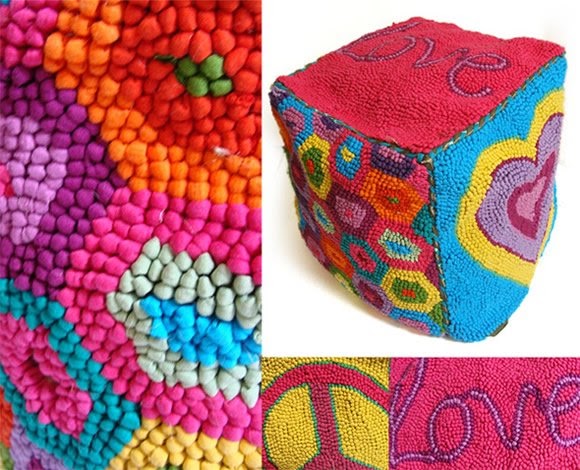 Be Sweet + Colorful Poufs | American Gypsy Living