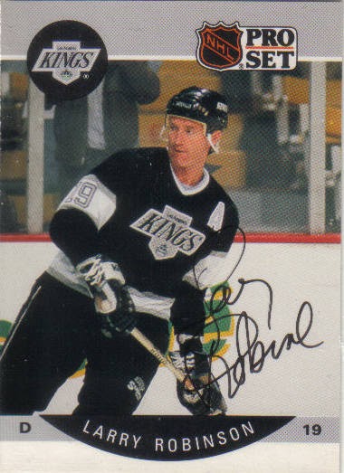 Hell's Valuable Collectibles: Larry Robinson Autographed Card