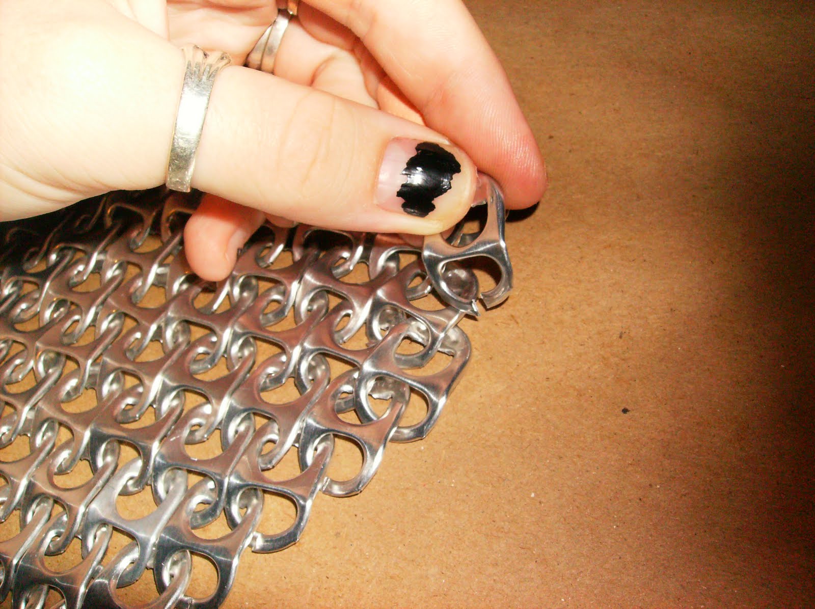 Crafty Mommy and Me: Pop Tab chainmail
