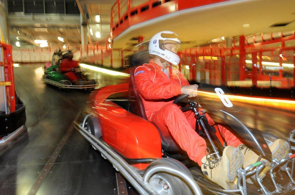 The Grand Pier: IT’S ALL GO ON THE KART TRACK