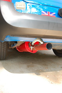 1977 MGB: Peco exhaust