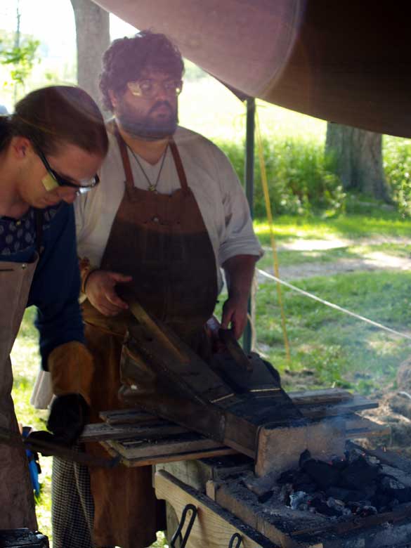 Hammered Out Bits: an Anglo Saxon Forge (?)