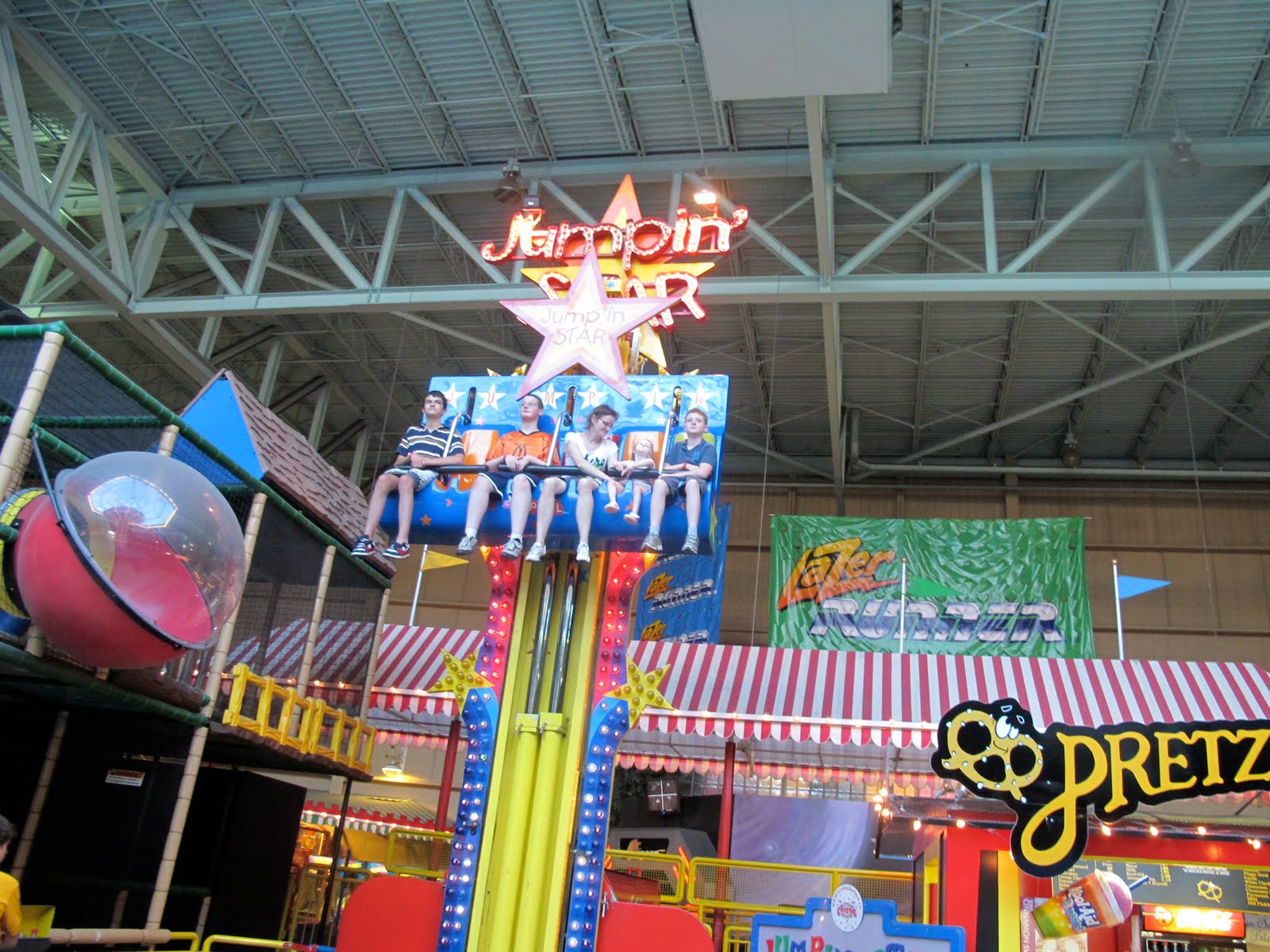 The ups and downs of raising 4 amazing kids: Chrystal Palace fun in Moncton