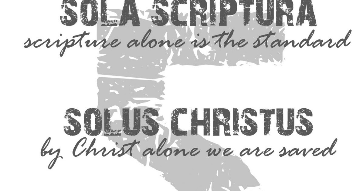 Reformed1689: The 5 Solas!