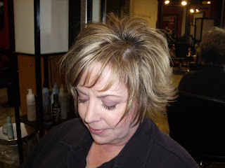 Style them FaBuLoUs!: long pixy stacked in back textured flippy layers