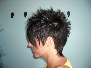 Style them FaBuLoUs!: razored textured framed mohawk haircut