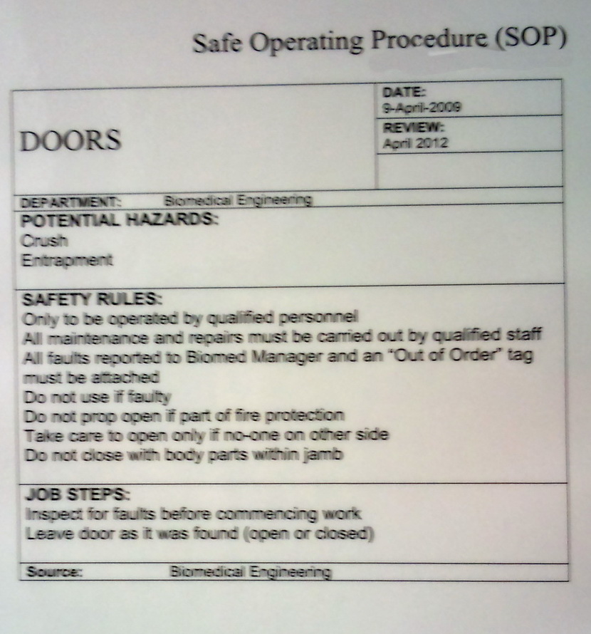 The Canterbury NZ Independence Movement : Safe Operating Procedure [SOP ...