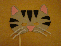 Rainy Days Kids Crafts: Fun Foam Cat Mask