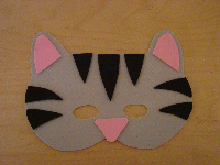 Rainy Days Kids Crafts: Fun Foam Cat Mask