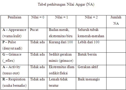 Asuhan Bayi Baru Lahir: Evaluasi Nilai APGAR
