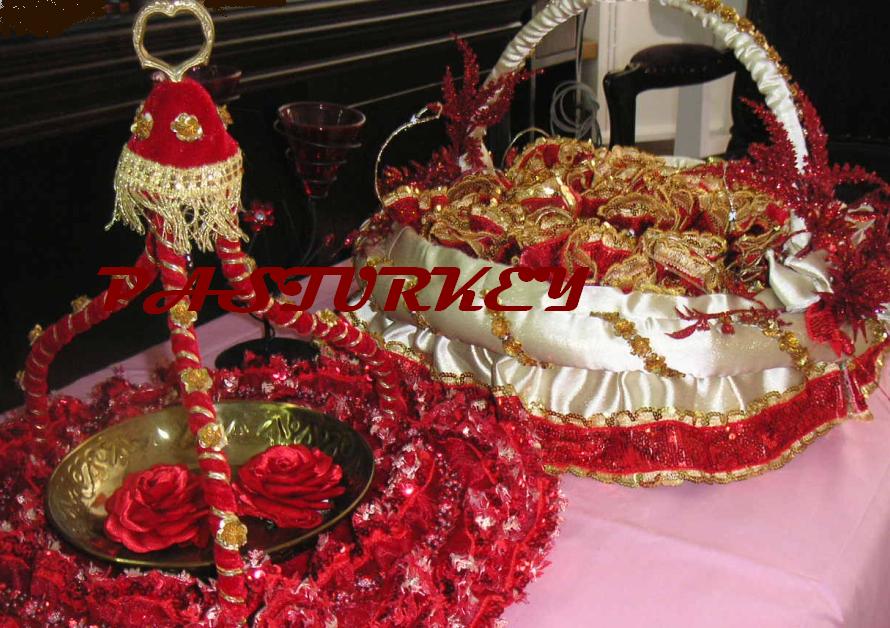 PASTURKEY: DELUXE OSMANLI MİNYATÜR KAFTANLI KINA GECESİ HEDİYE SETLERİ