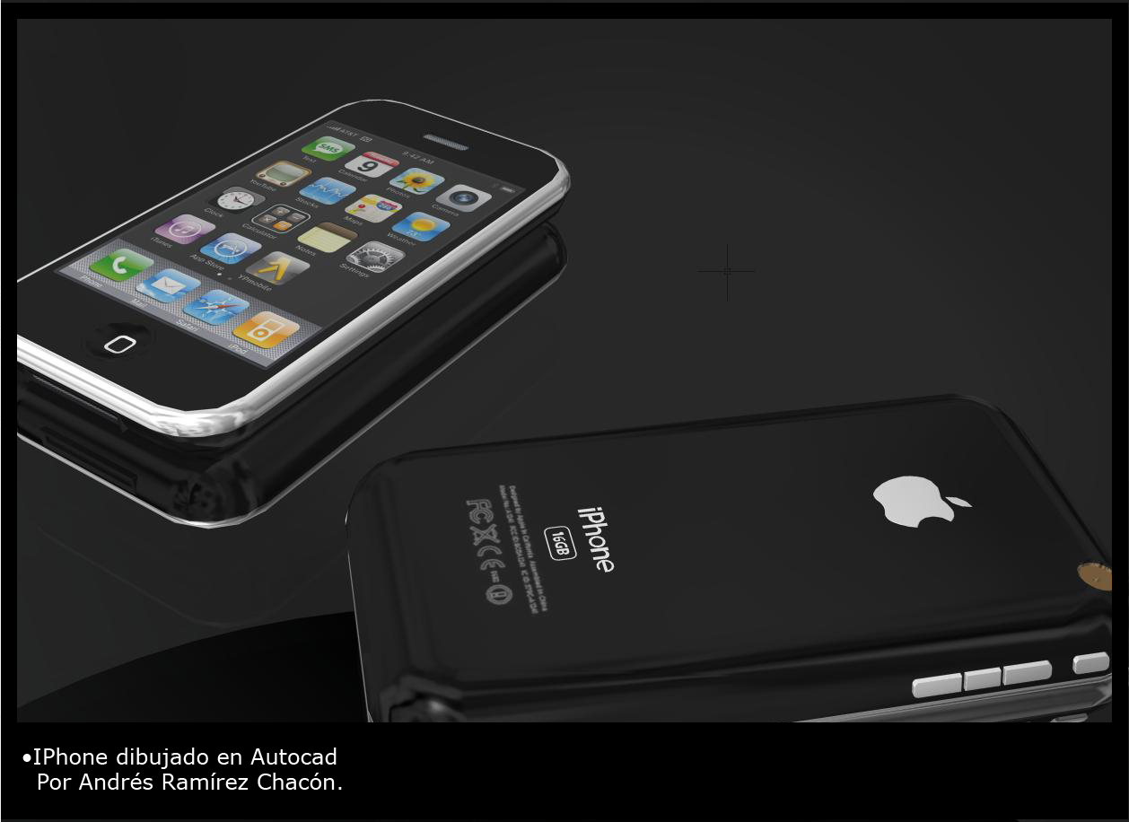 Design by Dexing: IPhone en Autocad