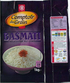 Mincir et Sport: E.LECLERC Marque Repère Riz Basmati Comptoir du Grain