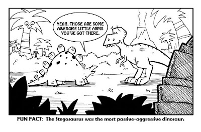 Toon Baboon: The Art of Adrian Ropp: Fun Fact: Stegosaurus