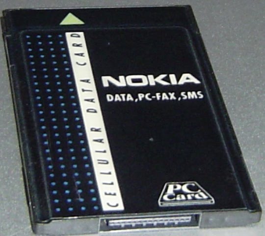 PCMCIA CARDS: PCMCIA CELLULAR DATA CARD ( NOKIA DATA, PC-FAX, SMS)