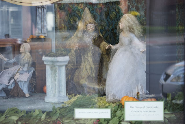 Flower Hill Farm: Another Fairy Tale Window 'Cinderella' By Anna Brahms