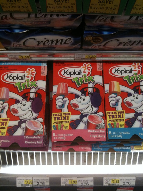 Fro-Yo Girl Speaks: Trix is Promoting Fro-yo