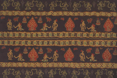 Motif Wayang Terdapat Pada Kain Songket Dari Daerah