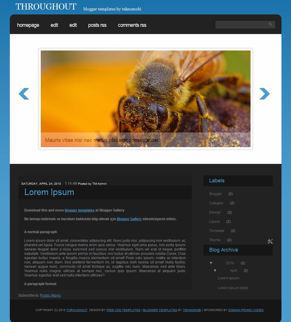 Blogger Templates by Blogger Gallery | Free - Premium Blogger Template ...