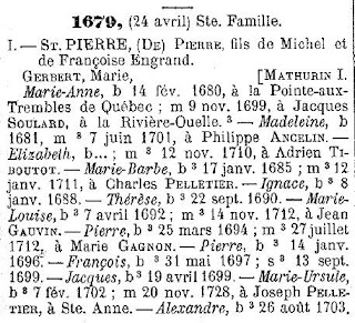 The Neverending Hobby: The Pierre Saint Pierre Family- CA 1680, US 1855 ...