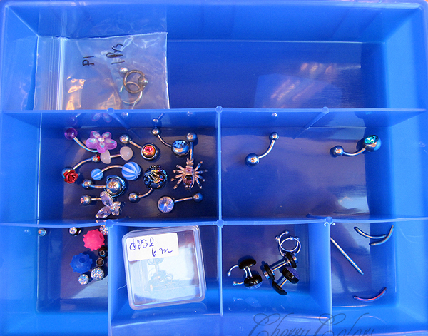 Piercings haul + Storage - Cherry Colors - Cosmetics Heaven!