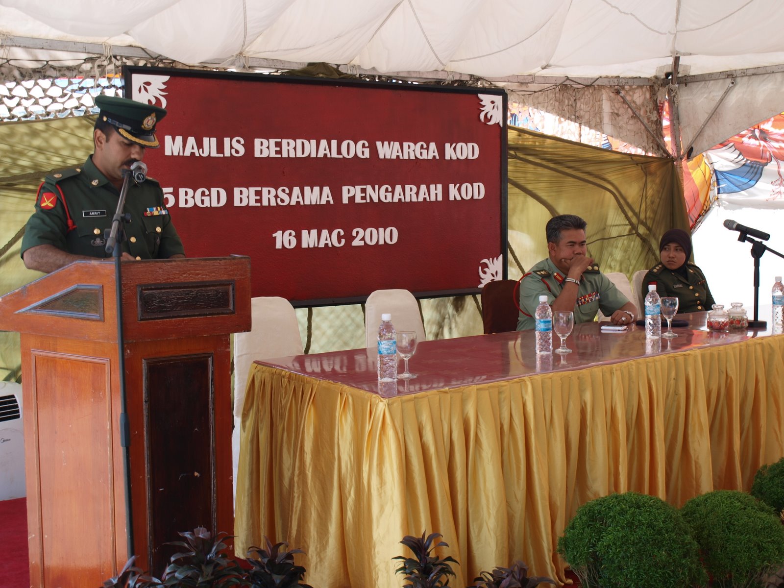 5 KOMPENI KOR ORDNANS DIRAJA: MAJLIS DIALOG PENGARAH KOD PADA 16 MAC 2010