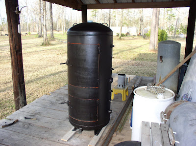 Backyard Bee Blog: Smoker Build Finished