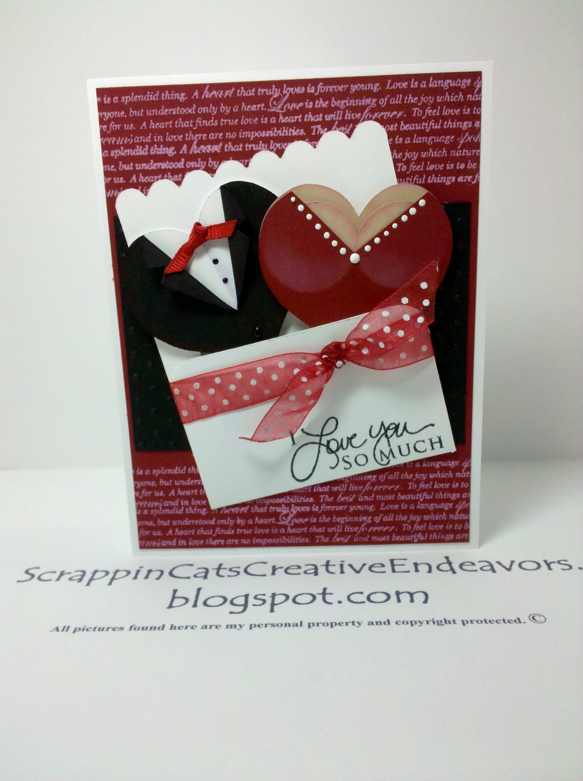 Welcome to Scrappin' Cat's Creative Endeavors: Valentine's heart couple ...