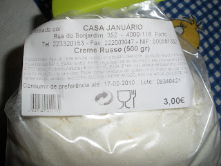 Sabor e Saberes: Creme Russo - Preparação
