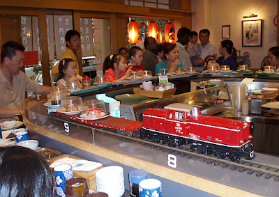 A Train Kid: Sushi Train in Klang!