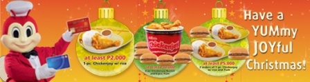 BPI Cards & Jollibee Promo - Dec 2010 to Jan 2011 - Write, Breathe, Live