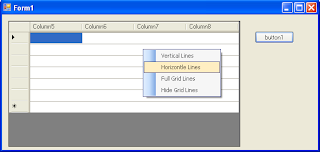 csharpdeveloper: Grid Line Settings of DataGridView in C# Window Application