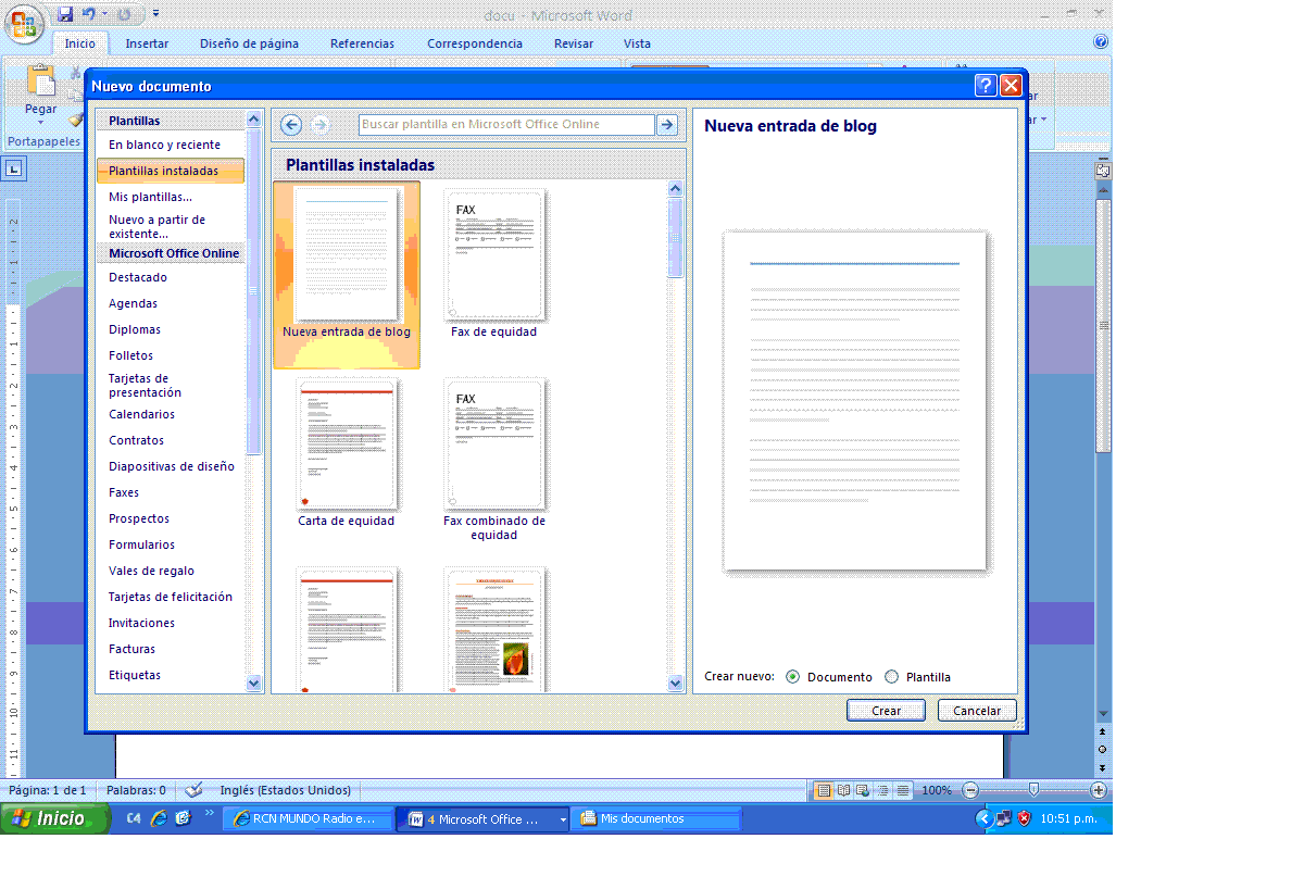 INFORMATICA: WORD