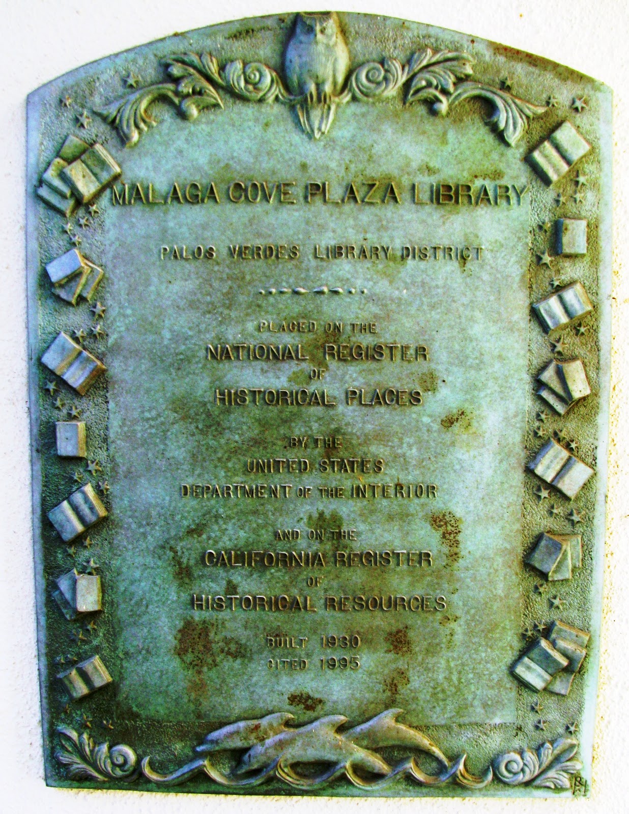 Palos Verdes Daily Photo: 'L' is for Library - Malaga Cove Plaza ...